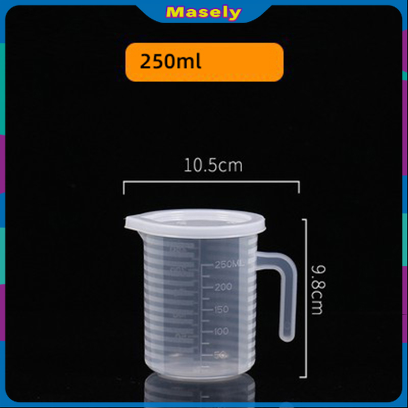 Masely Clear Plastic Measuring Cup Pitcher Liquid Measure Jug Cup Container 100ML | Lazada PH