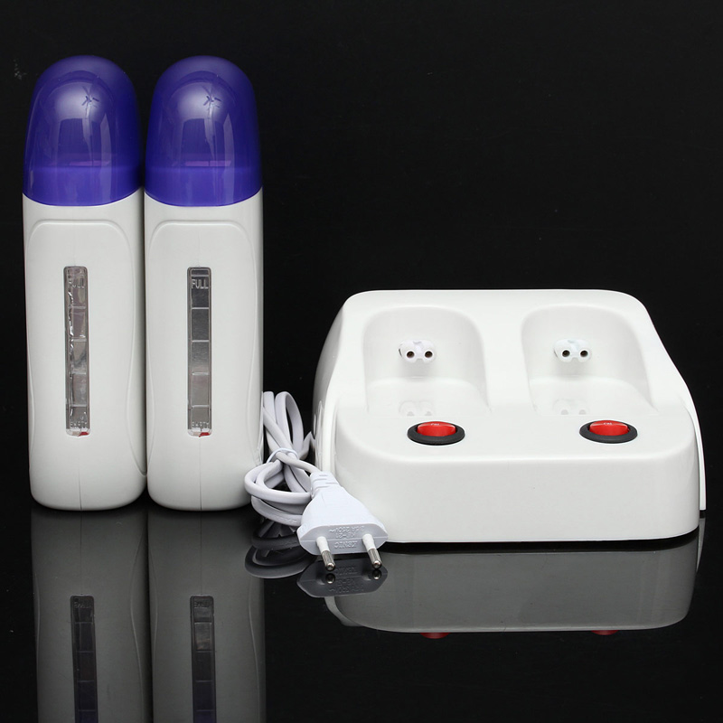 Yuanyan 2 in 1 Depilatory Heater Roll On Wax Warmer Refillable Wax ...