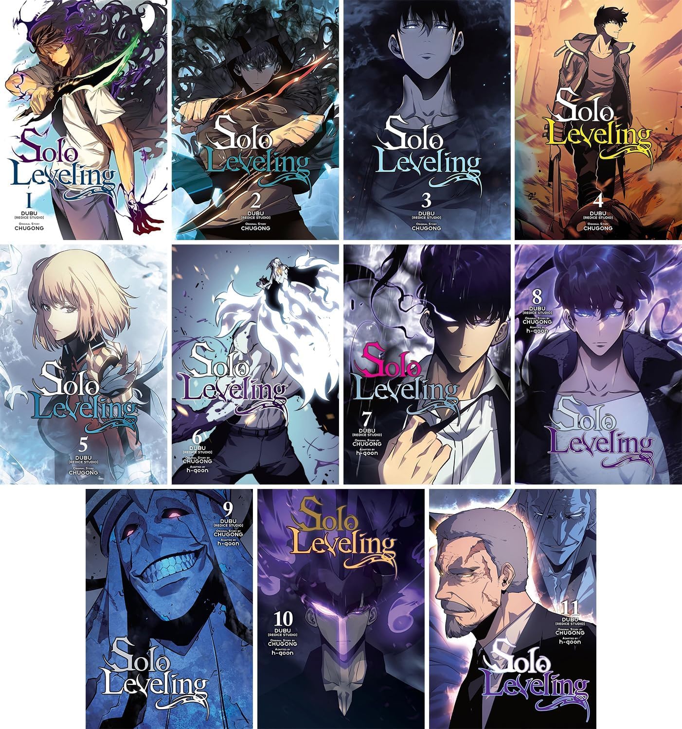 Solo Leveling Manga Series Vol 1-11: (Color version Set) | Anime Store ...