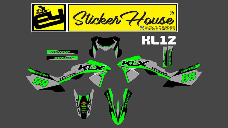 KLX 150L Decals Laminated | Lazada PH