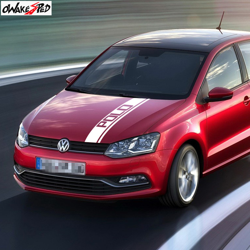 Car Sport Stripes For POLO GTI-R LINE-R WRC-TSI Racing Styling Auto ...