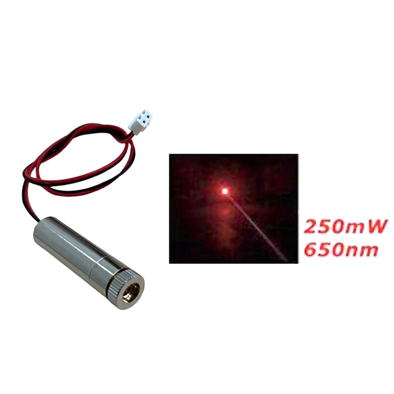 【Big-Sales】 Red Dot Module 250mW 650nm High Power With Focusing DIY ...