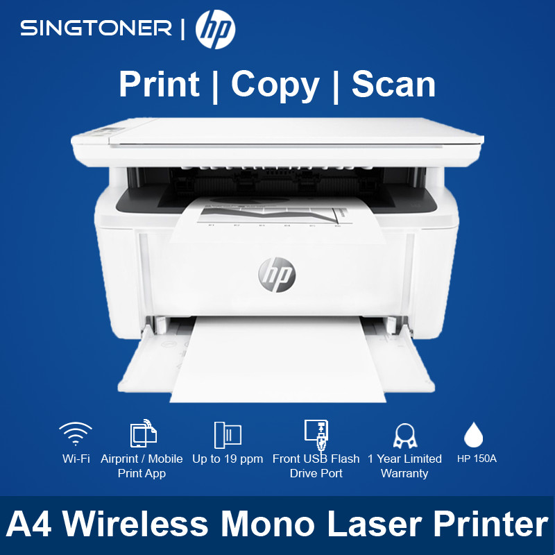 [Local Warranty] HP M28w / M141w A4 All-In-One Monochrome Laser Printer ...