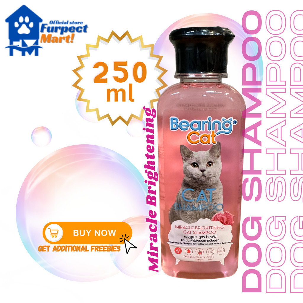 Bearing Hypoallergenic CAT Shampoo Miracle Brightening 250ml - furpect ...