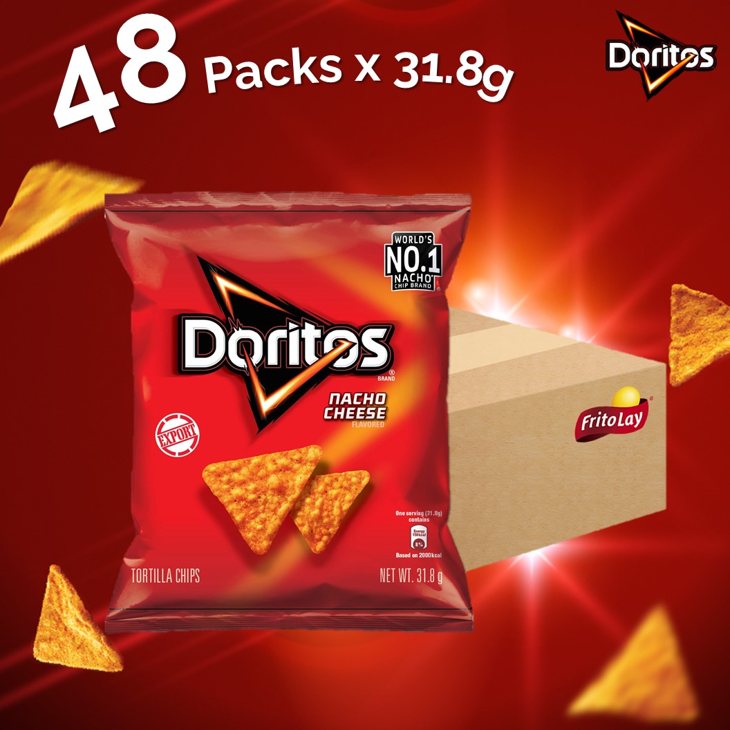 Doritos Nacho Cheese Chips Doritos Nacho Cheese 1oz – USAFoods