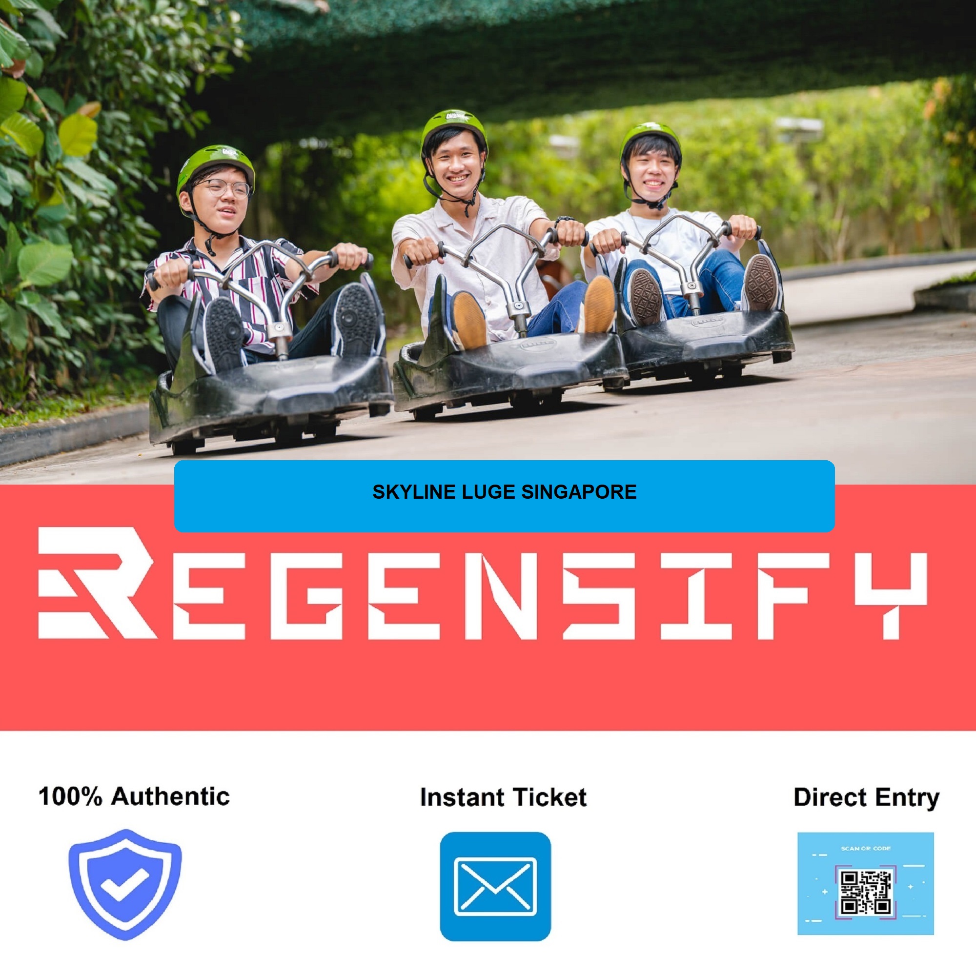 Sentosa Skyline Luge Singapore Luge & Skyline ride Flexi Ticket (Dated ...