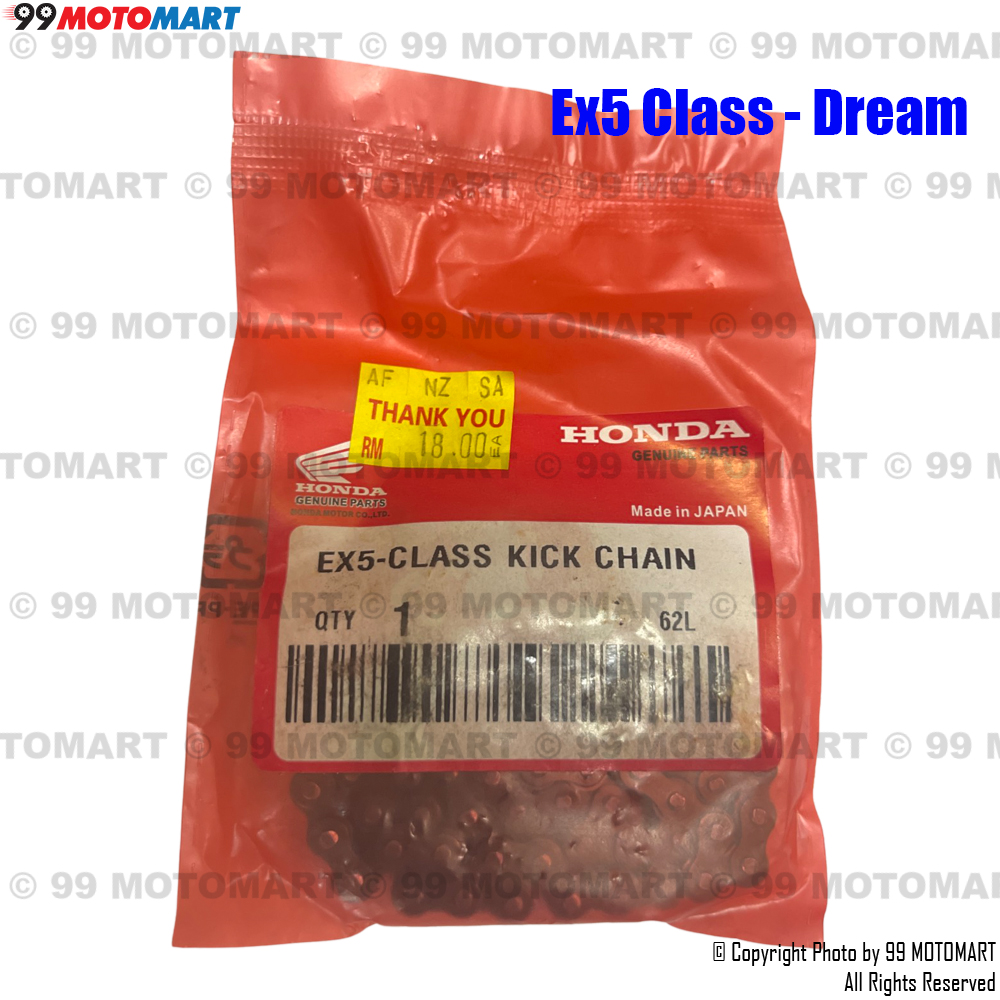 Honda EX5 Class Dream Starter Chain 62L Ex5 Dream Rantai Starter Kick ...