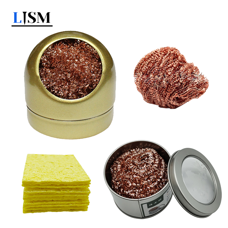 Cleaning Desoldering Soldering Clean Sponge Clean Nozzle Tip Copper ...