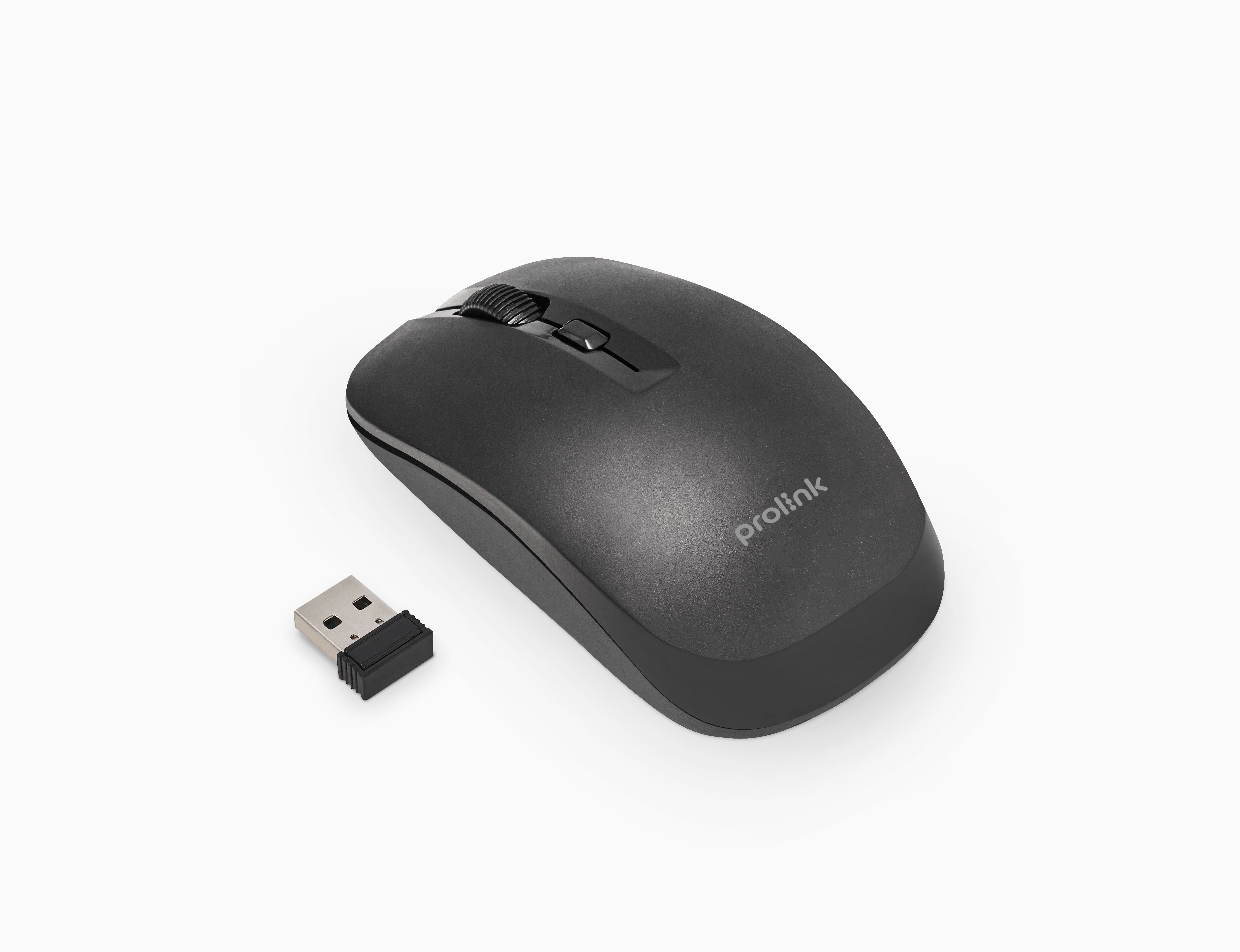 Prolink Wireless Optical Computer Mouse1600DPI with On/Off Switch Power ...