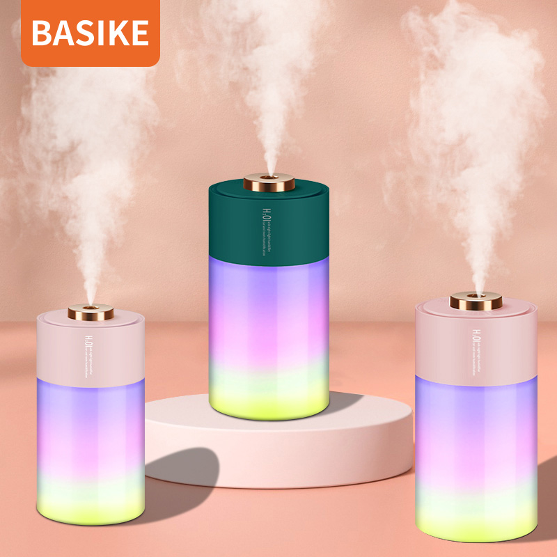 Basike เครื่องพ่นไอน้ำ เครื่องพ่นอโรม่า 300ML Aroma Diffuser ฟอกอากาศ ...