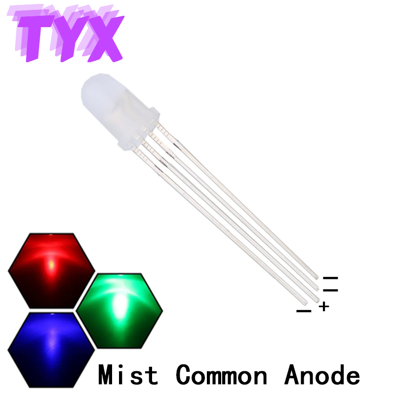 【UrbanNomad】5mm Full-color RGB Light-emitting Diodes Tri-color Red ...