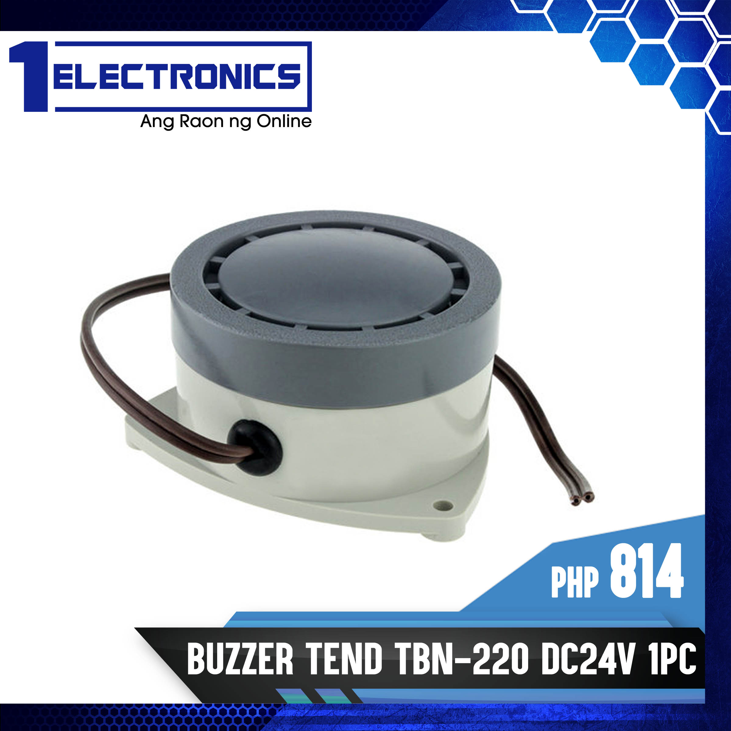 1Electronics 1pc BUZZER TEND TBN-220 DC24V | Lazada PH