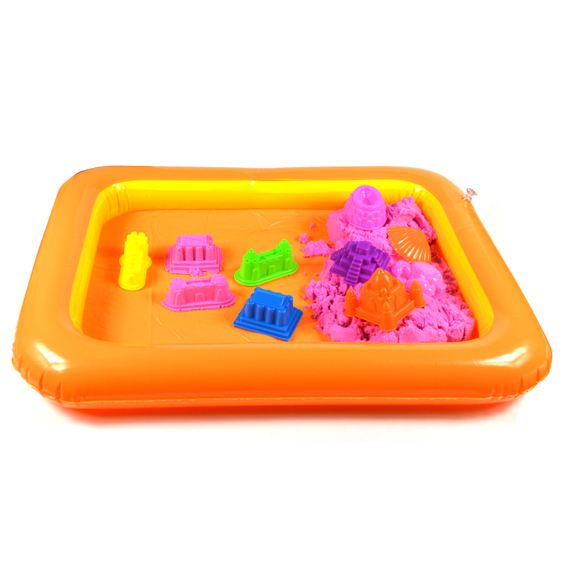 【GlobalTrendz】Inflatable Sand Sand Plasticine Children Kids light clay ...