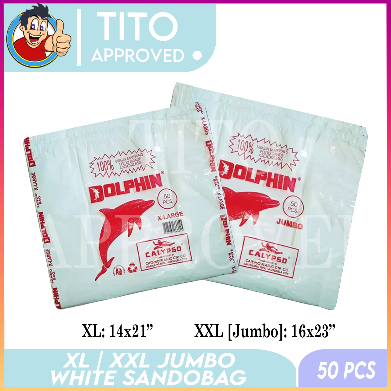 [Orig] 50pcs Calypso Sperma XL Extra Large Super Jumbo Stripes Plastic ...