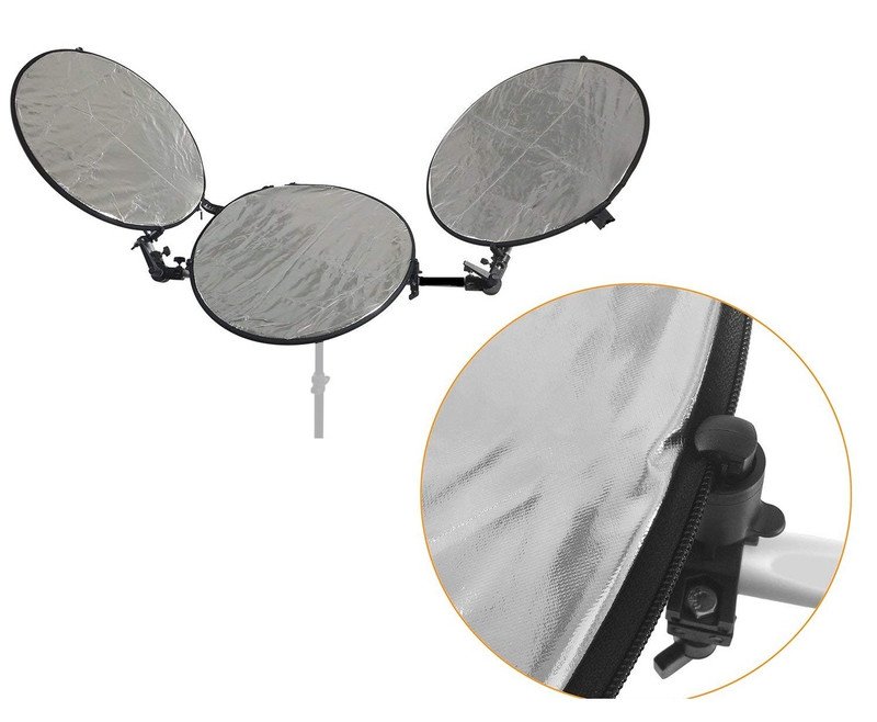 Tri Reflector Bracket with Reflectors kit Reflector | Lazada Singapore