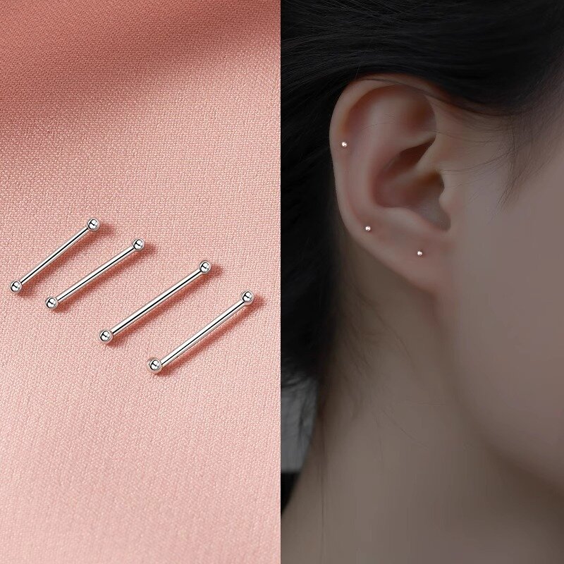 【Hot demand】Ear Pole Ear Stud Women's Small Mini Exquisite Ear Stick ...