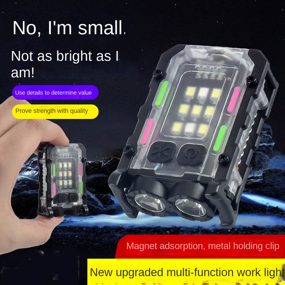 Pocket Charging Mini Keychain Flashlight 400mAh High Bright LED Torch ...