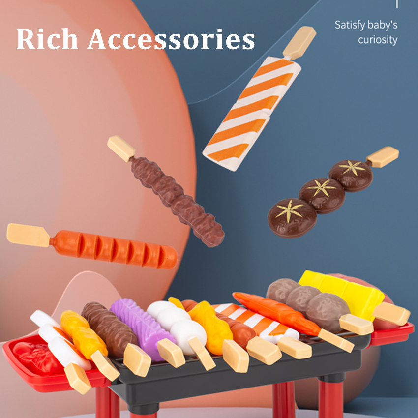 Meettoy Children BBQ Toy Plastic BBQ Kitchen Toys Play Chef Children's ...