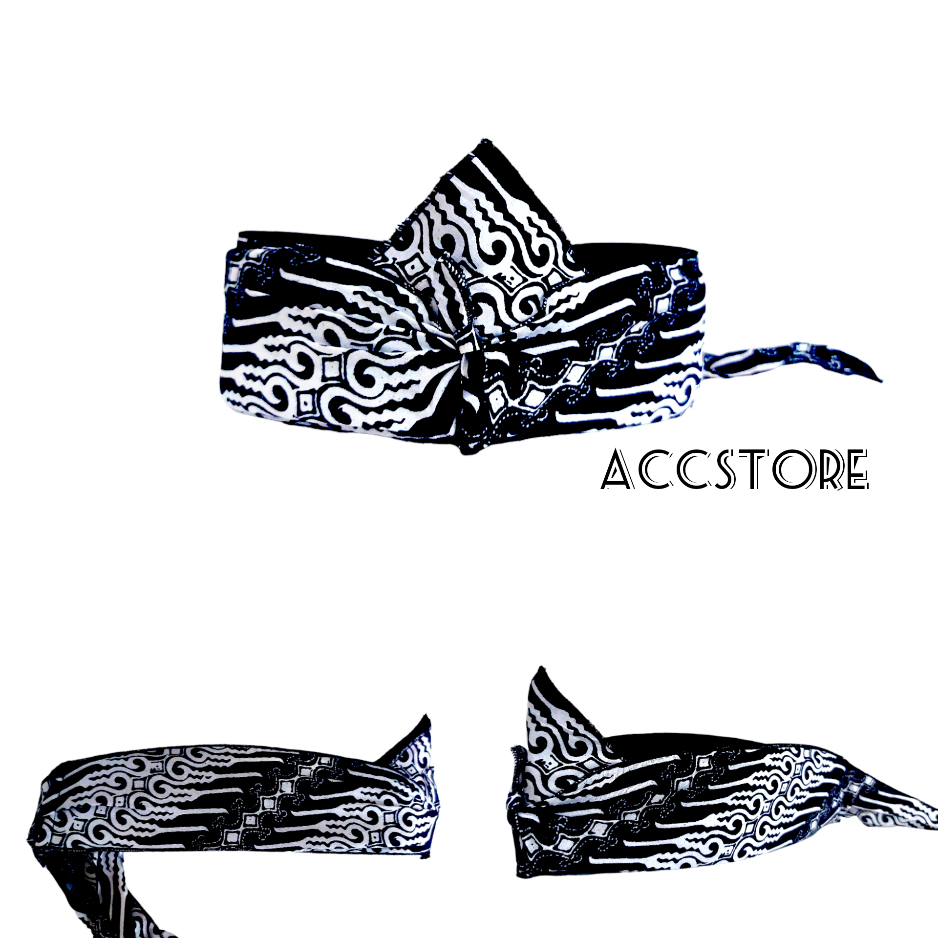 Iket Sunda Bolong Iket Tradisional Model Terbuka Iket Sunda Dewasa Iket ...