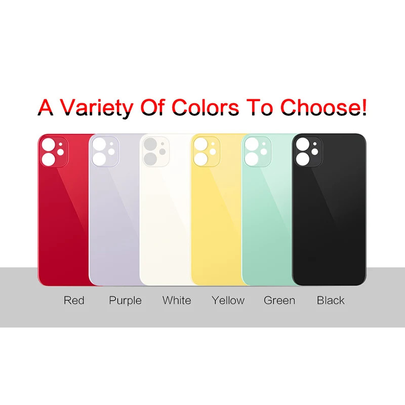 Manila spot Back Glass for iP 11 Back Glass Replacement Back Glass Rear ...