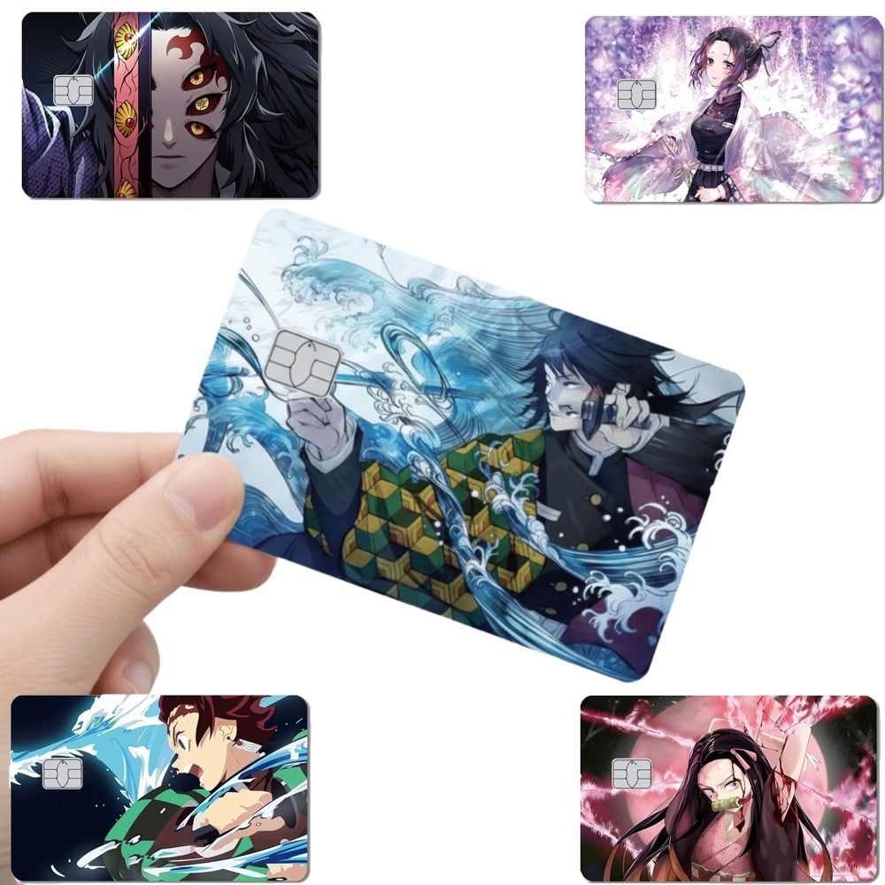 Bank Card Protection Demon Slayers Card Sticker Removable Stickers ...