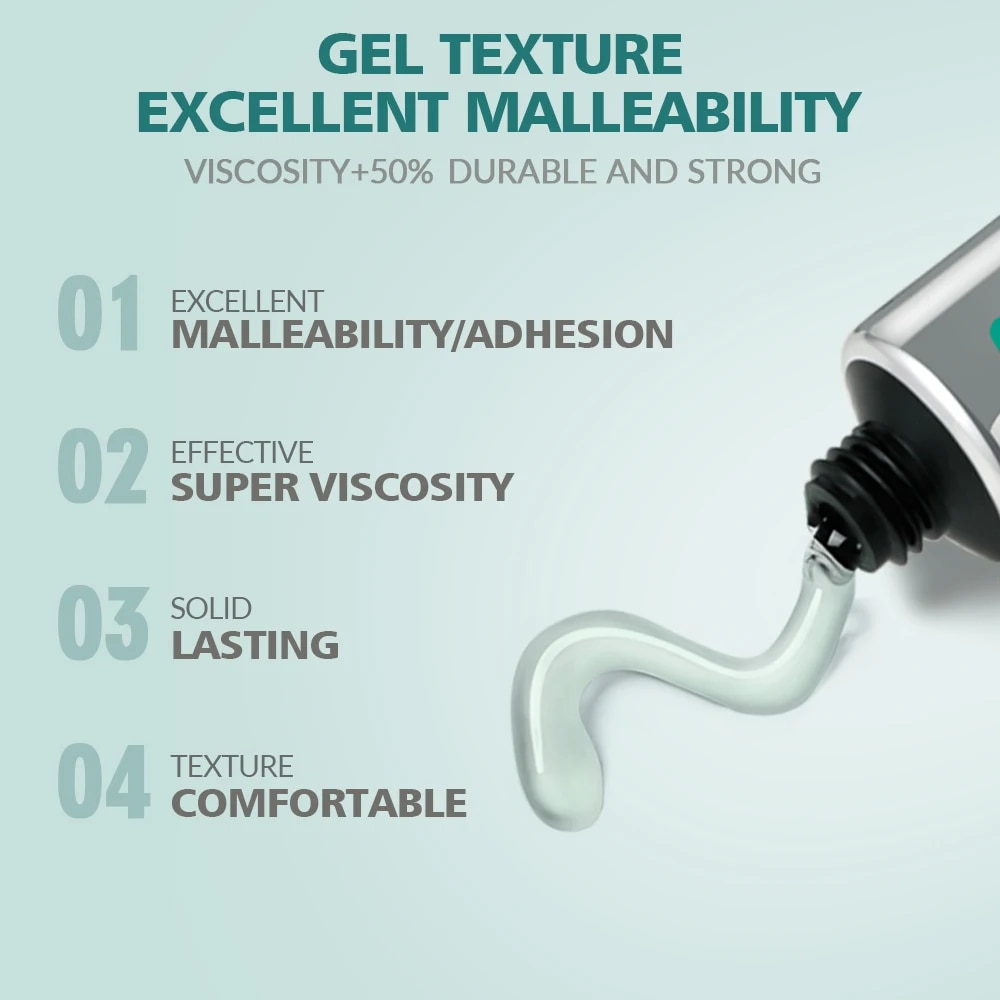 Nailpop 20g Soft Nail Tips Gel Glue Polish Soak Off UV LED Nail Art Gel ...