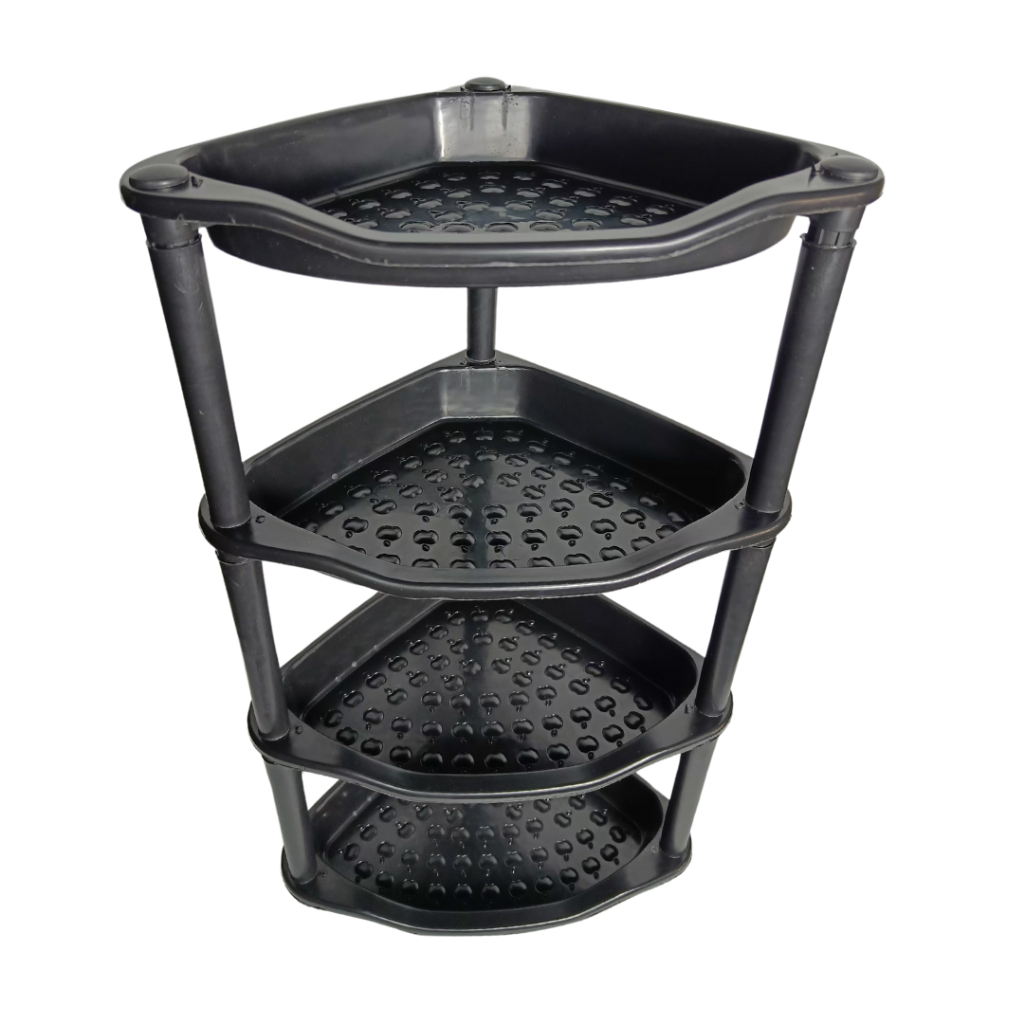 1Tap 4-Layered Rack Organizer - Black Plastic Rack | Lazada PH