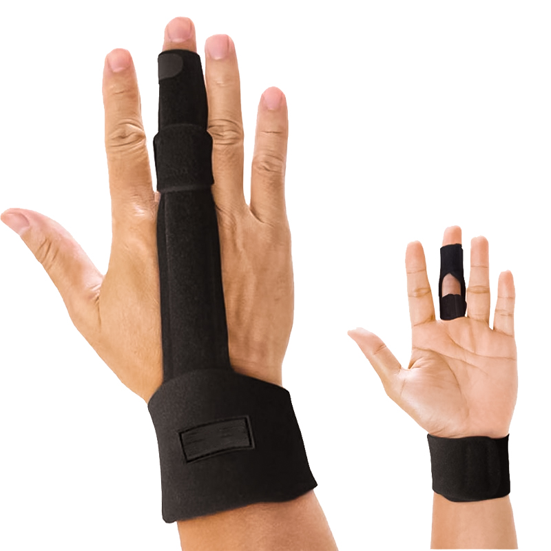 Compression Finger Splint Adjustable Knuckle Immobilizer Brace Finger ...
