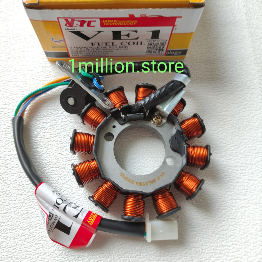VTC FUEL COIL MAGNET STARTER COIL WMOTO VE1 VE110 VE 110 | Lazada