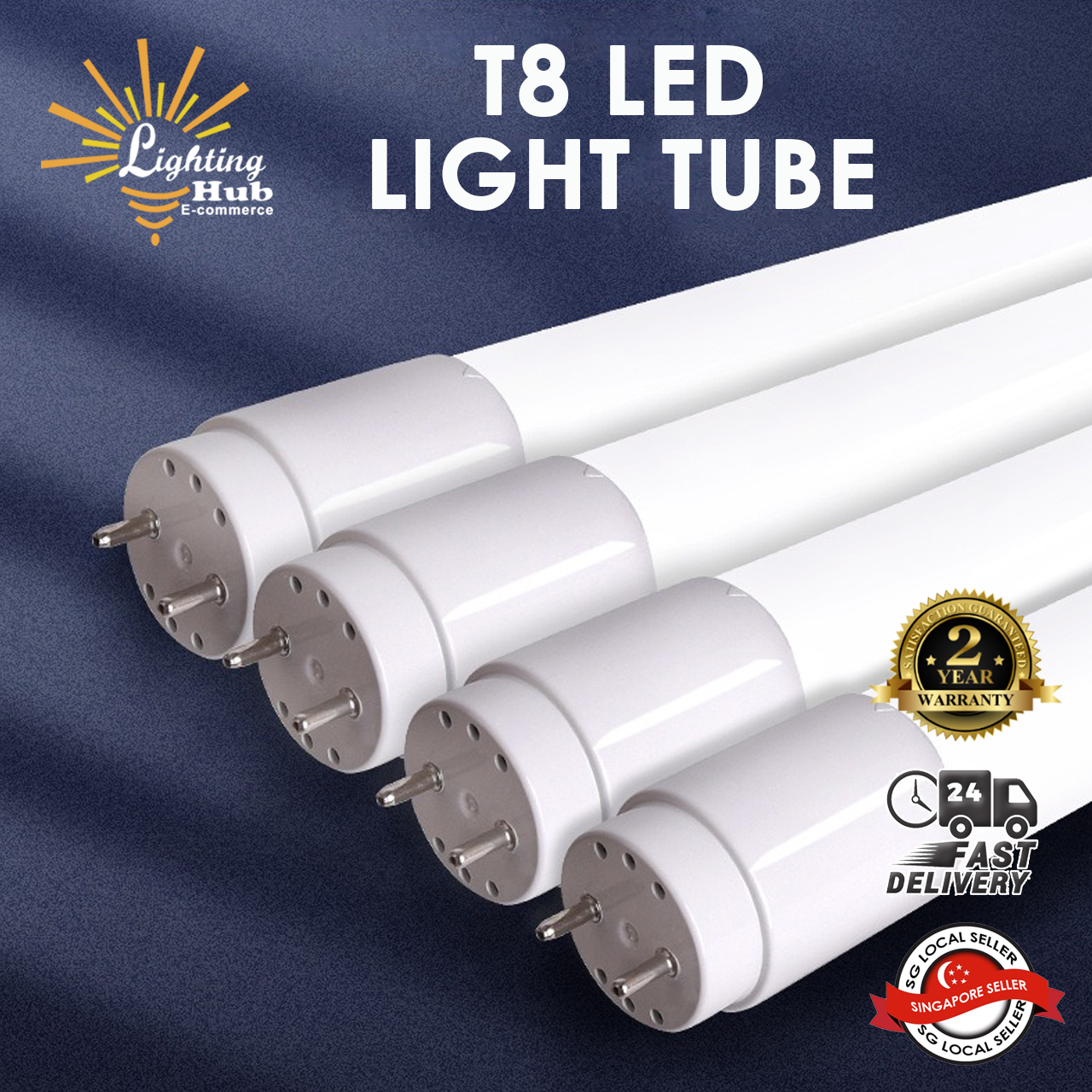 Lighting Hub LED T8 Tube (Double-Ended Connection) 10W / 15W / 20W ...