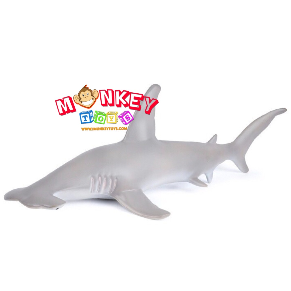 Monkey Toys - Hammer Shark ปลาฉลามหัวฆ้อน ขนาด 41.00 CM แบบนิ่ม (จาก ...