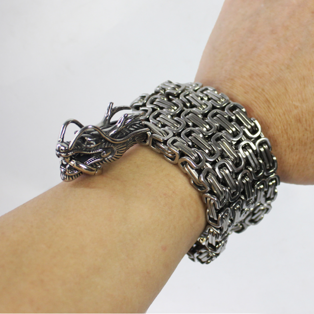 【Salt & Story】Stainless Steel Jewelry Male Bracelet Braided Link ...