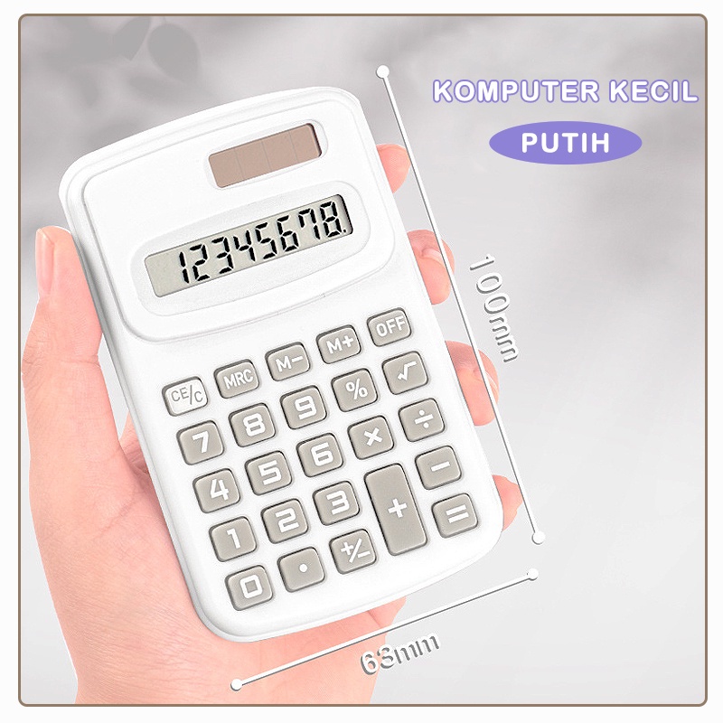 KALKULATOR MINI 8 DIGIT BISA MASUK KANTONG SAKU / CALCULATOR MINI ...