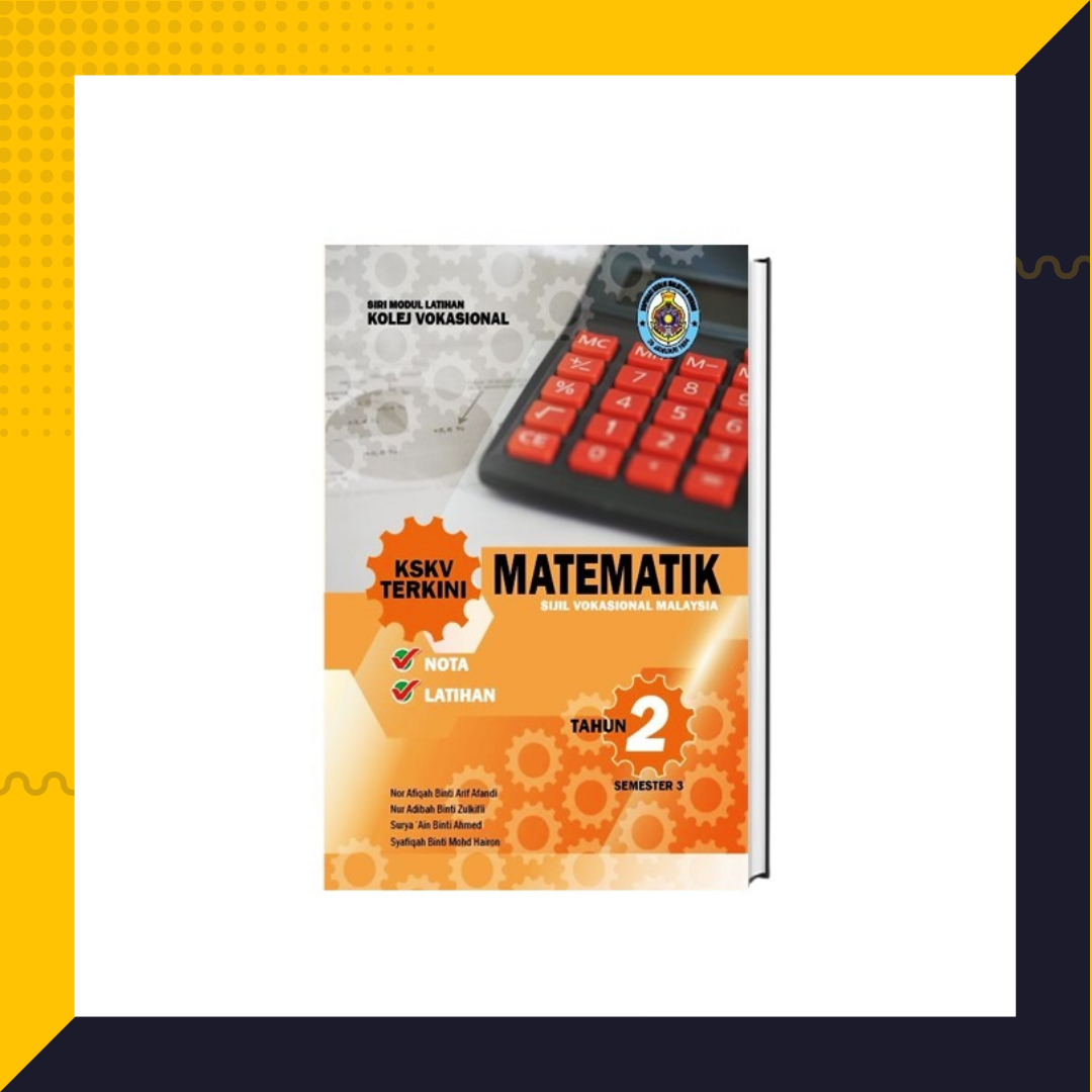 【Fast Delivery】 Siri Modul Latihan Kolej Vokasional: Matematik Tahun 2 Semester 3 二年级数学练习书参考书 ...