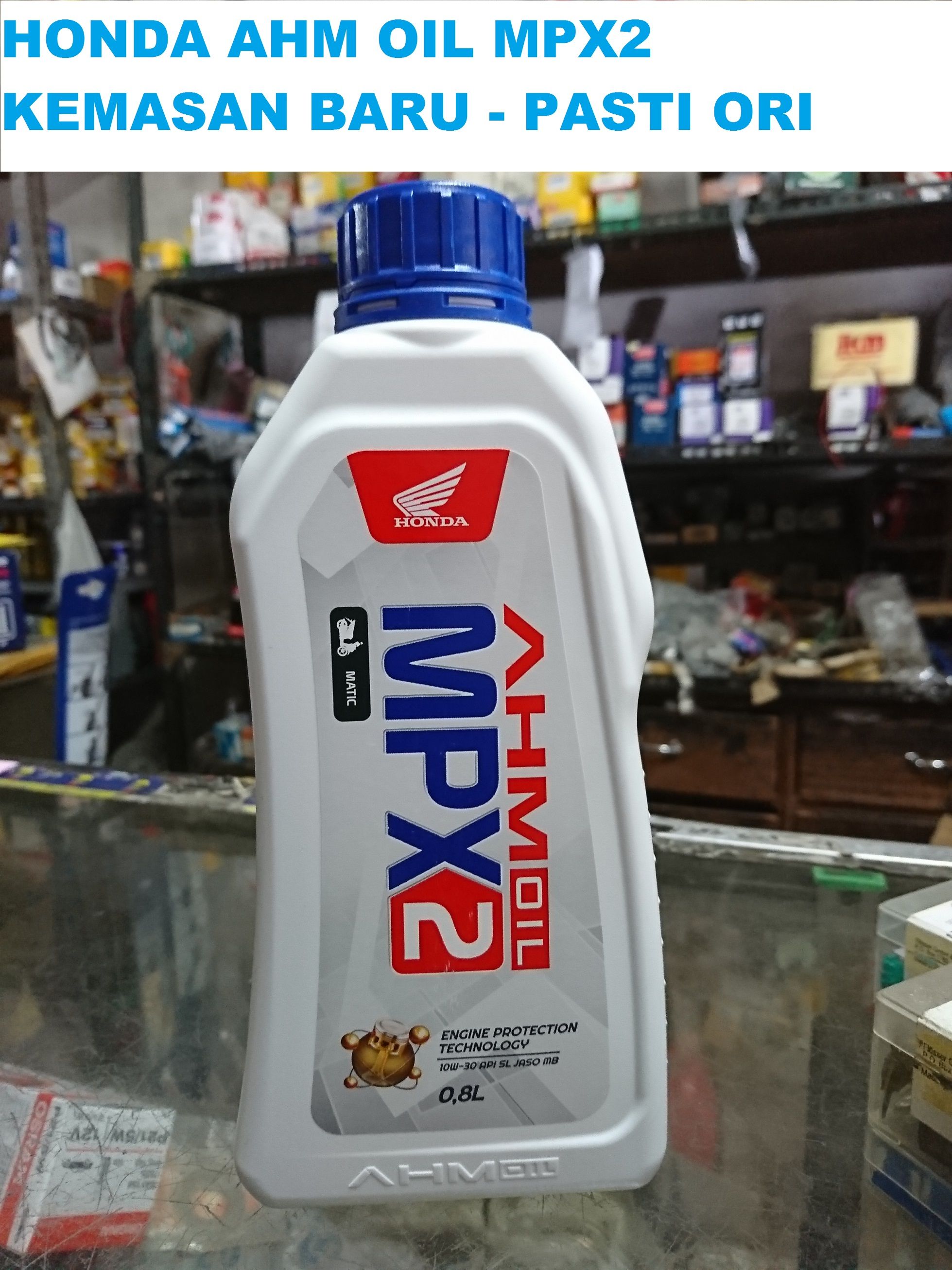 AHM Oil MPX2 10w 30 Oli Standar Motor Matic Honda beat vario scoopy ...