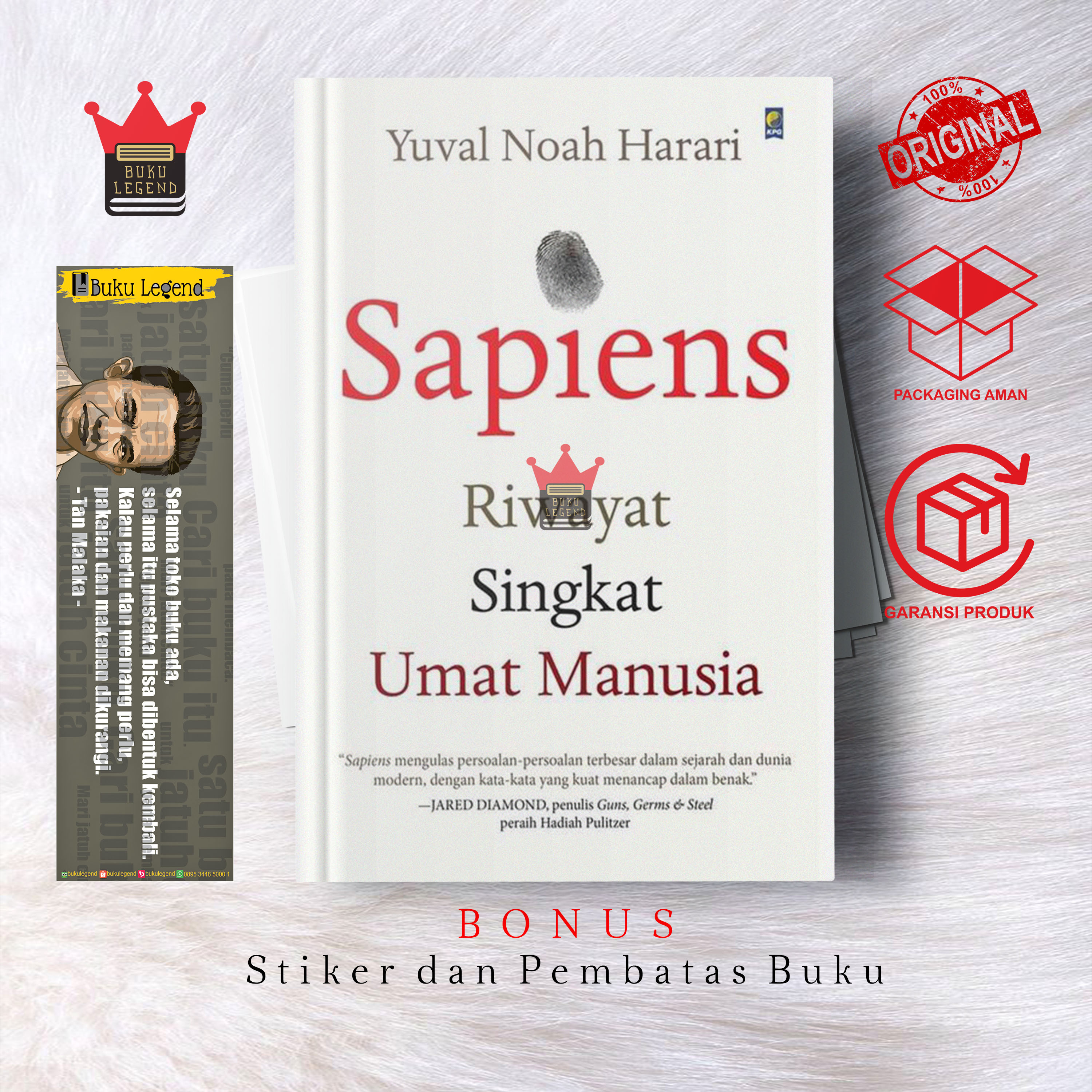 Buku Sapiens Riwayat Singkat Umat Manusia - Yuval Noah Harari | Lazada ...