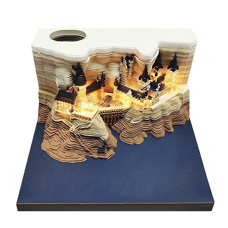 3D Art Memo Pad Creative Sticky Note DIY Notes Notepad Multi Functional ...