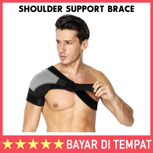 Shoulder Support Brace Guard Wrap Belt Fitness / Alat Penyangga Bahu ...