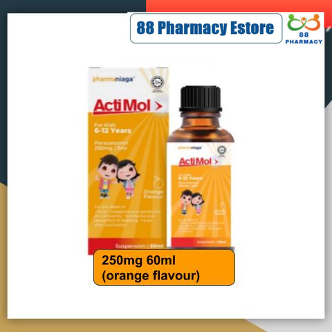 ACTIMOL PARACETAMOL SYRUP 120MG OR 250MG/5ML 60ML | Lazada