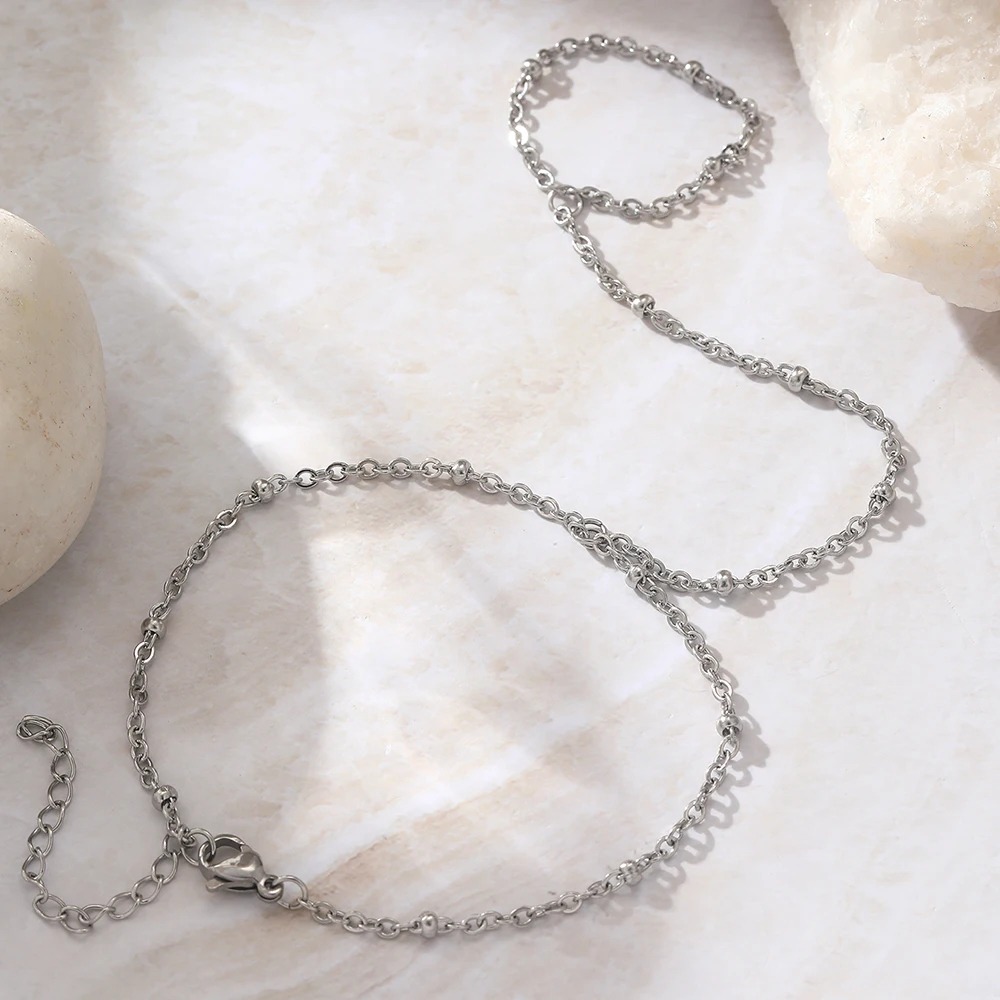 【Buy with eyes closed】New Creative Chain Bracelet Tiny Casual Rice Bead Chain Simple Ring ...