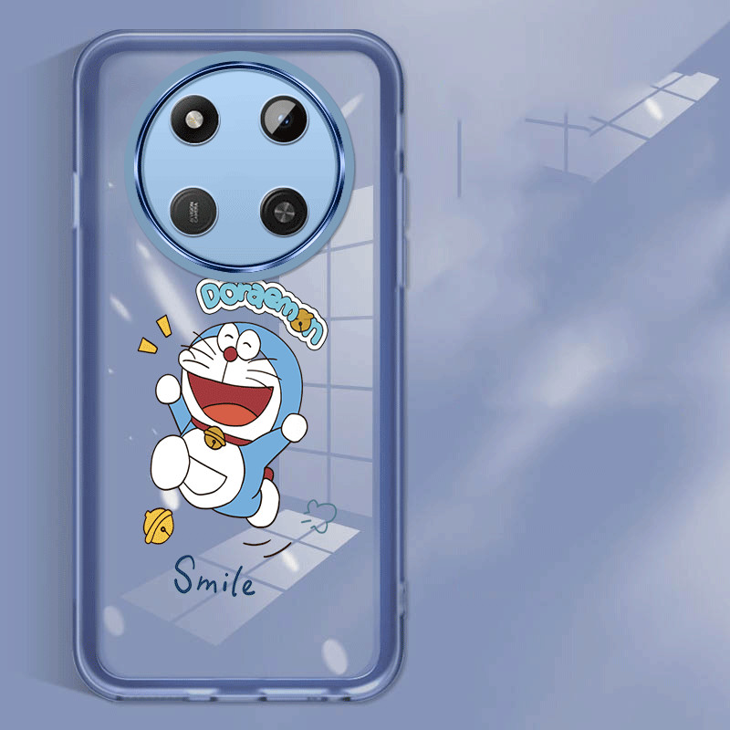 Honor X9C 5G X9C Shiny Cartoon Cute Smart Doraemon Happy Cat Crystal ...