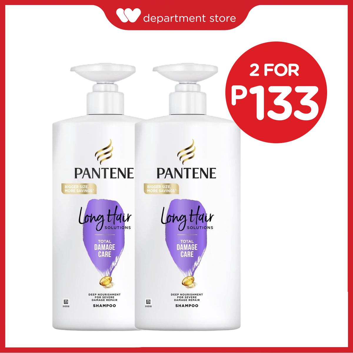 PANTENE Long Hair Solution Total Damage Care Shampoo 450ml | Lazada PH