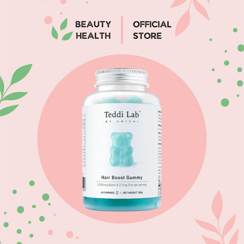 [SG | Authentic] Unichi Teddi Lab Hair Boost Gummy - 60s | Lazada Singapore