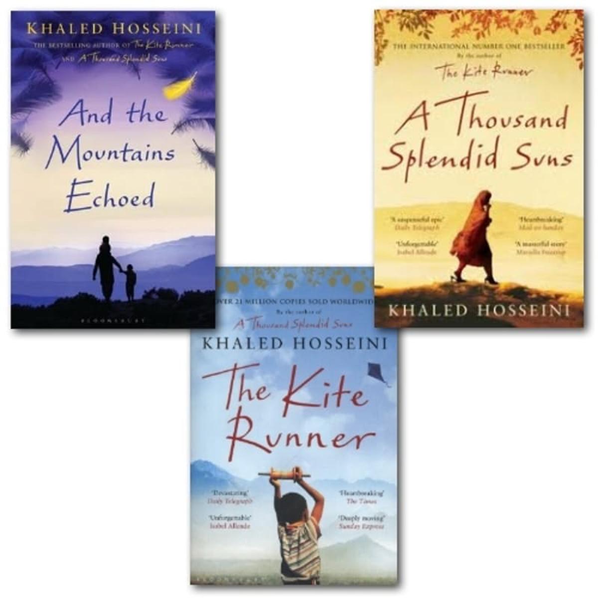set of 3 khalid Hosseini Novels (The Kite_Runner / And the Mountains ...