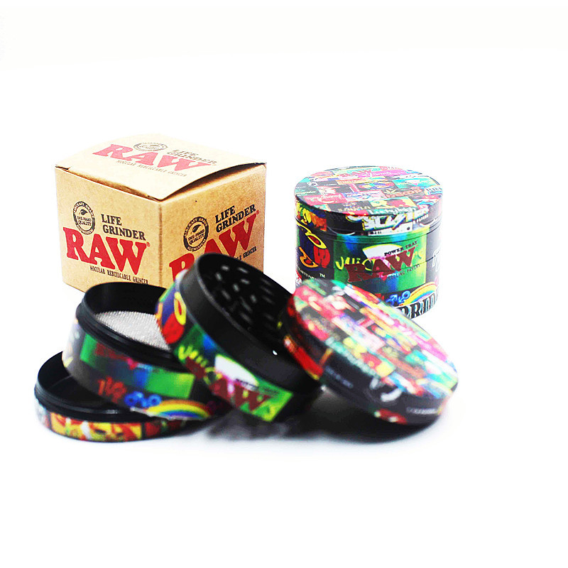 RAW Life Full Print Color Logo 50MM 4 Layers Sharp Life Metal Spice ...