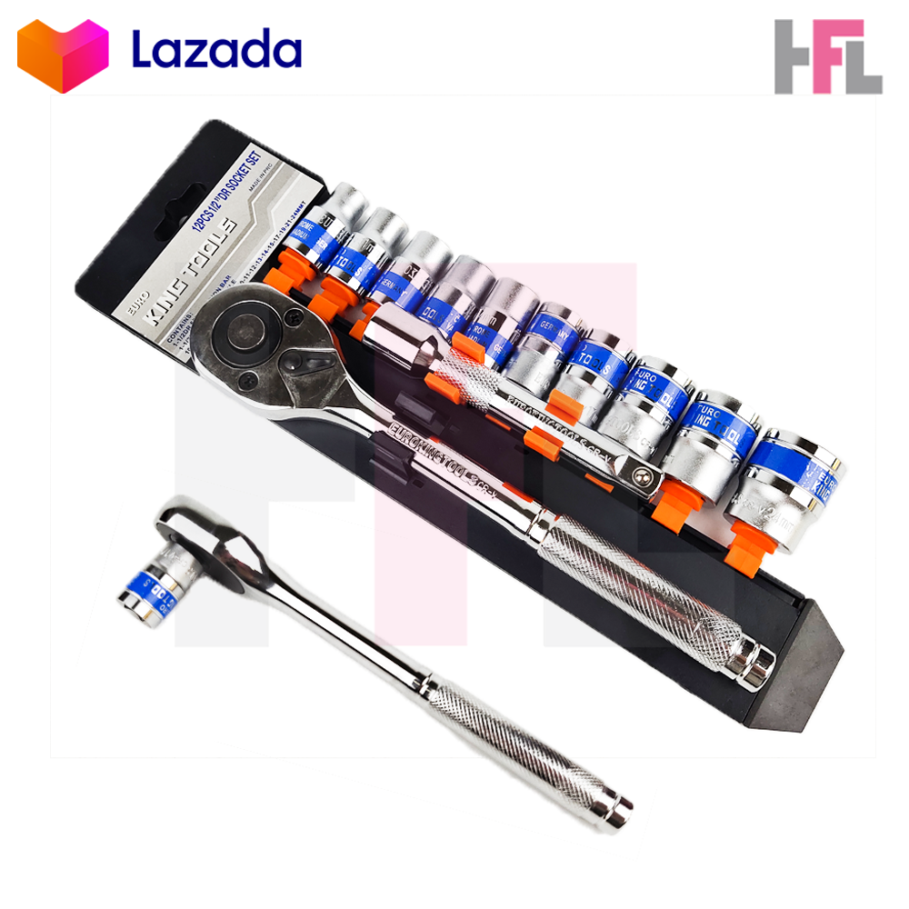 EURO KING TOOLS บล็อกชุด รุ่น KT-12 | Lazada.co.th