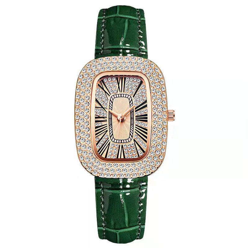 【Buy with eyes closed】Mini Green Dial Women's Watch with Dove Egg Water ...