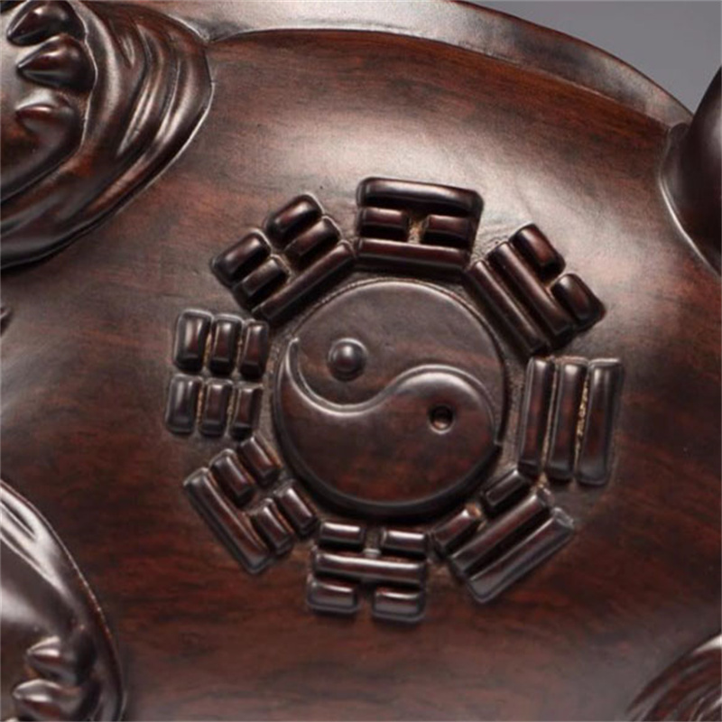 High Quality Money Tortoise Solid Wood Carving Office Decoration Decor ...