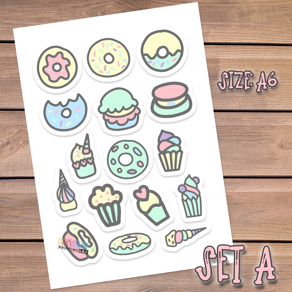 Pastel Candies Vinyl Sticker Set [A6] | Lazada PH