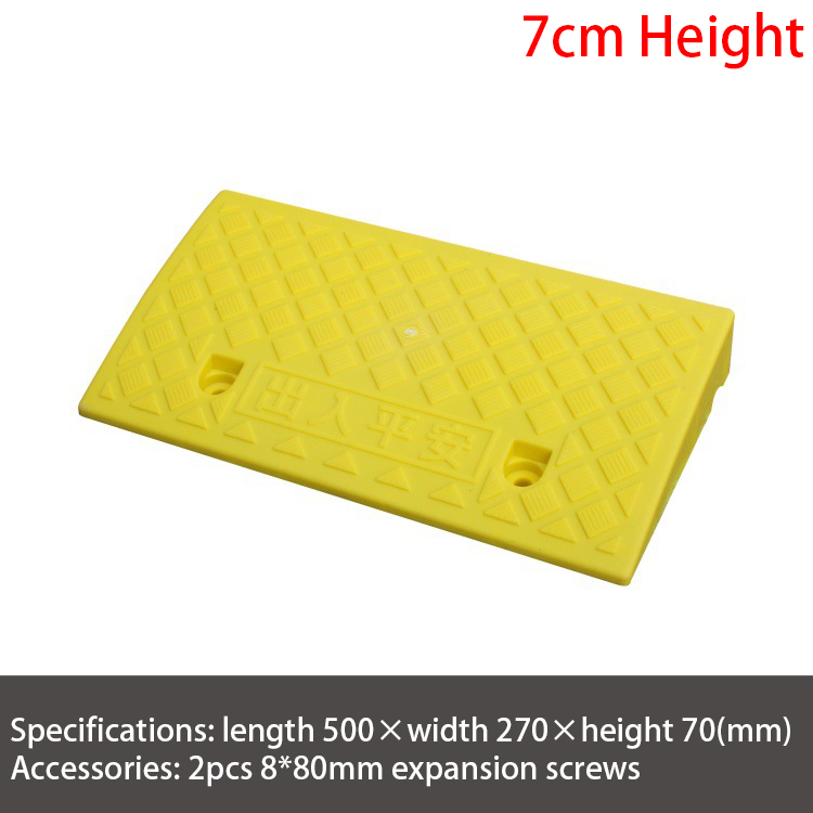 【COD】 Portable Lightweight Curb Ramps Heavy Duty Plastic Threshold Ramp ...